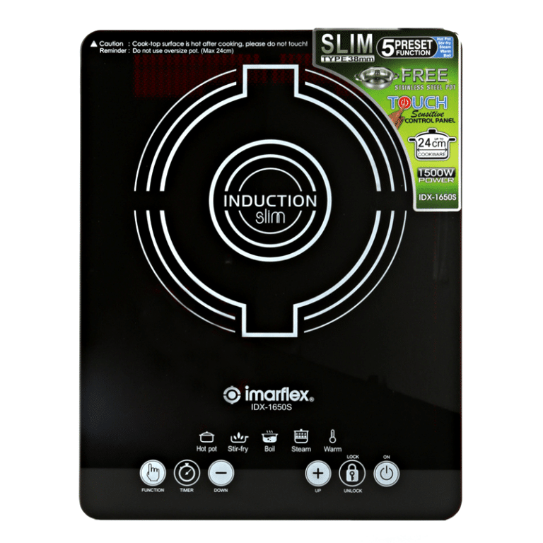 Imarflex IDX-1650S Induction Cooker Slim-type - Ansons