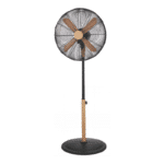 Asahi XF-6077 Wooden Stand Fan Black - Ansons