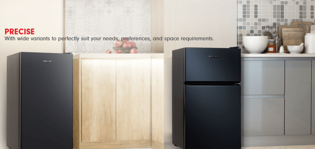 Condura CPR90TD BLK 3.1 cu. ft. Two Door Personal Refrigerator - Ansons