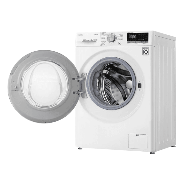 LG Washing Machine 8.0kg Front Load Washer & 5.0kg Dryer FV1208D4W - Ansons