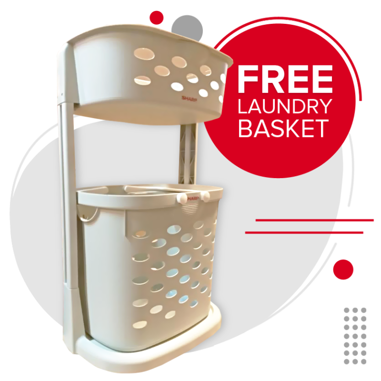 Sharp ES-7535T (BL) 7.5 kg. Twin Tub Washing Machine - Ansons