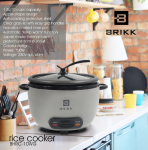 Brikk BHRC-10WG 10 cups Rice Cooker - Ansons