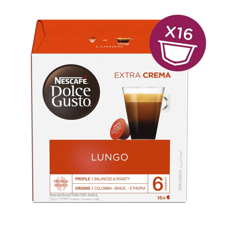 Nescafé Dolce Gusto NDG07 Lungo Coffee Capsules - Ansons