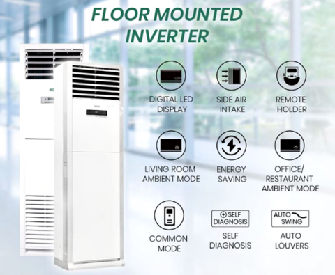 Kolin KLG-IF40-5G1M32 4.0 HP/3.0 TR Floor Mounted Airconditioner - Ansons