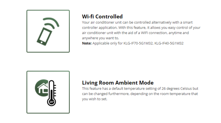 Kolin KLG-IF40-5G1M32 4.0 HP/3.0 TR Floor Mounted Airconditioner - Ansons