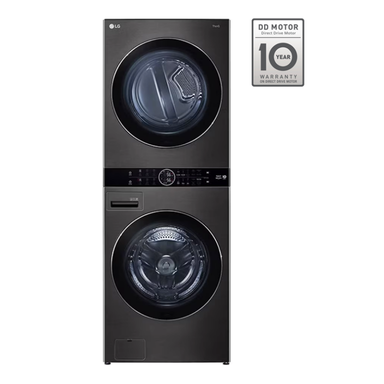LG Wash Tower 21kg/17kg All-in-One Stacked Washer Dryer WT2117NHB - Ansons
