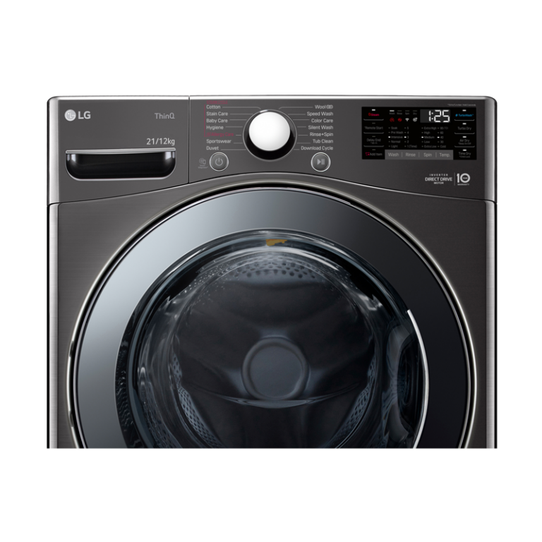 2024 Model - LG Washing Machine 21kg Front Load Washer & 12kg Dryer F2721HVRBC - Ansons