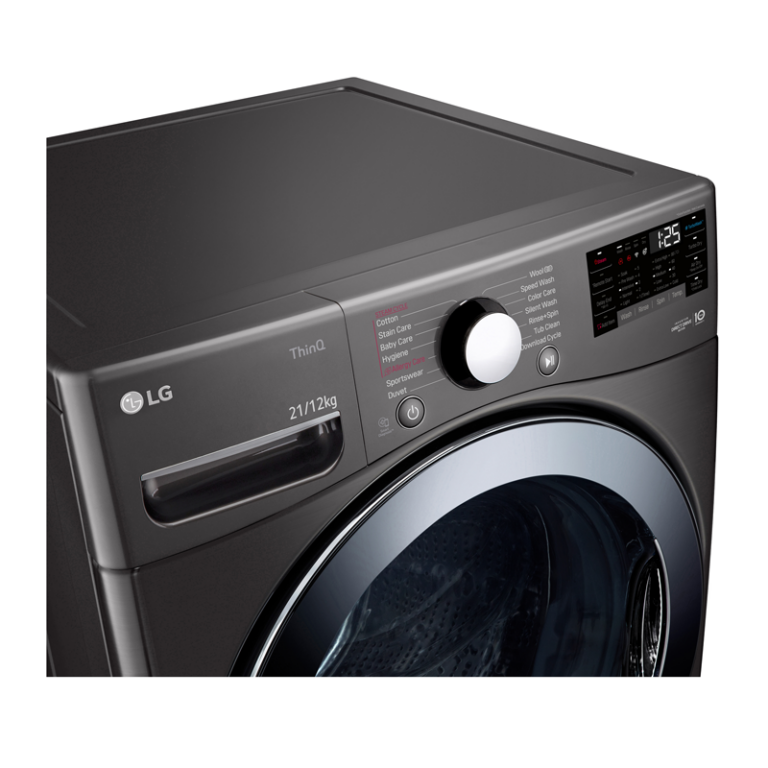 2024 Model - LG Washing Machine 21kg Front Load Washer & 12kg Dryer F2721HVRBC - Ansons