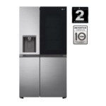 2024 Model – LG Refrigerator Side by Side InstaView 24.5 cu.ft. RVS ...