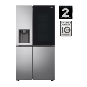 2024 Model – LG Refrigerator Side by Side InstaView 24.5 cu.ft. RVS ...