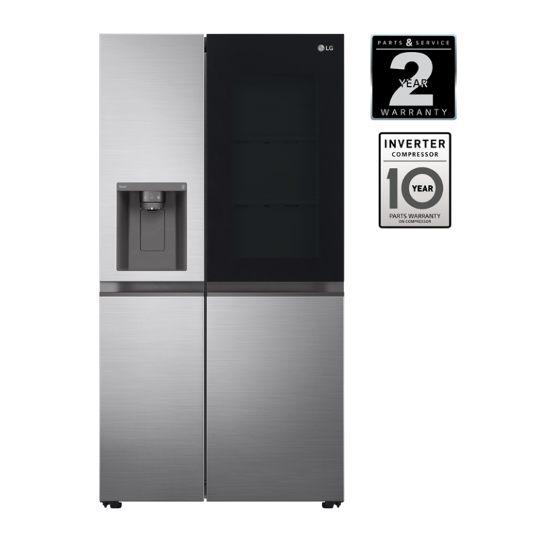 2024 Model – LG Refrigerator Side by Side InstaView 24.5 cu.ft. RVS ...