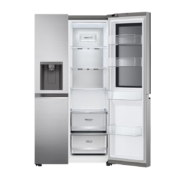 2024 Model – LG Refrigerator Side by Side InstaView 24.5 cu.ft. RVS ...