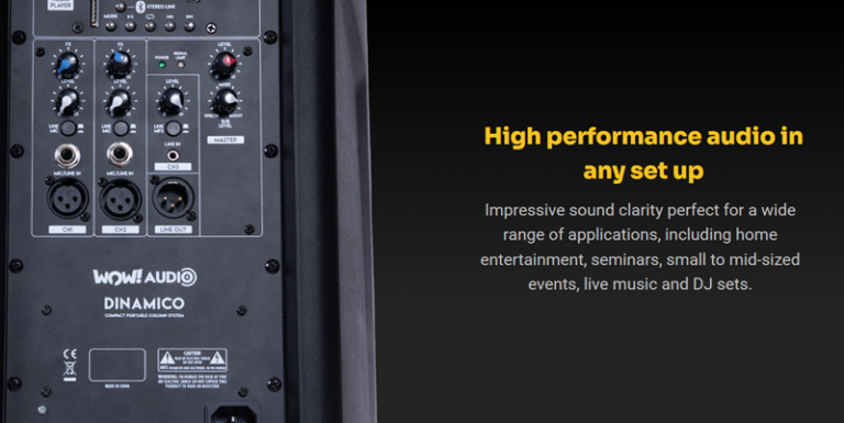 WOW! Audio Dinamico Compact Portable Column System - Ansons