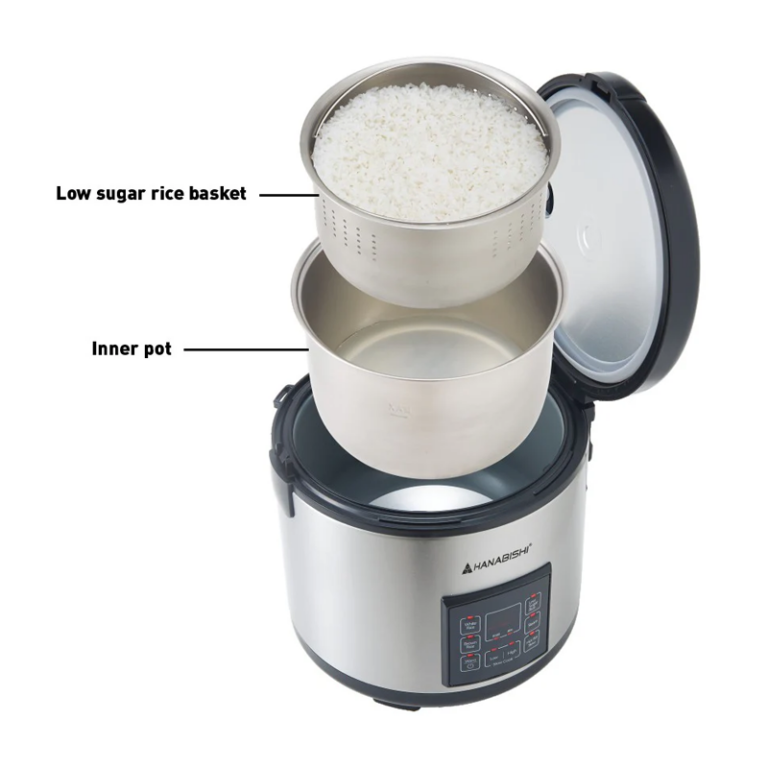 Hanabishi HDESUGAR-18MFRC Low Sugar Multi-Function Rice Cooker - Ansons