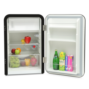 Brikk BRF-130LBK Black 3.2 cu.ft. Personal Retro Refrigerator - Ansons