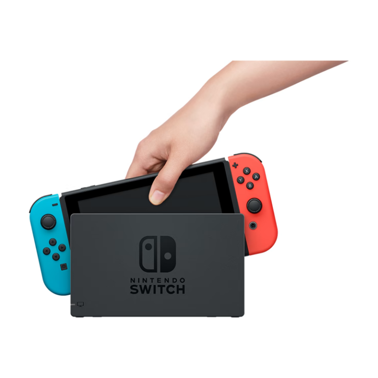 Nintendo Switch with Neon Blue and Neon Red Joy-Con - Ansons