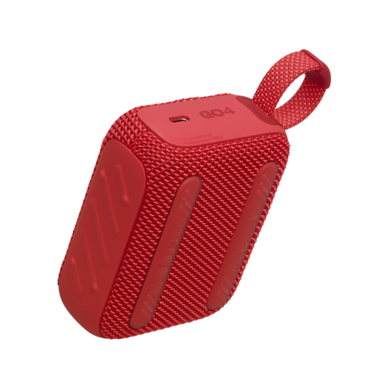JBL Go 4 Ultra Red Portable Waterproof Bluetooth Speaker - Ansons