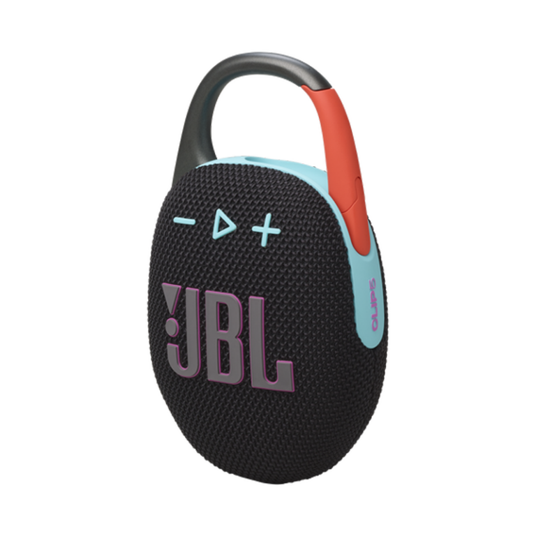 JBL Clip 5 Ultra Black Orange Portable and Waterproof Bluetooth Speaker ...