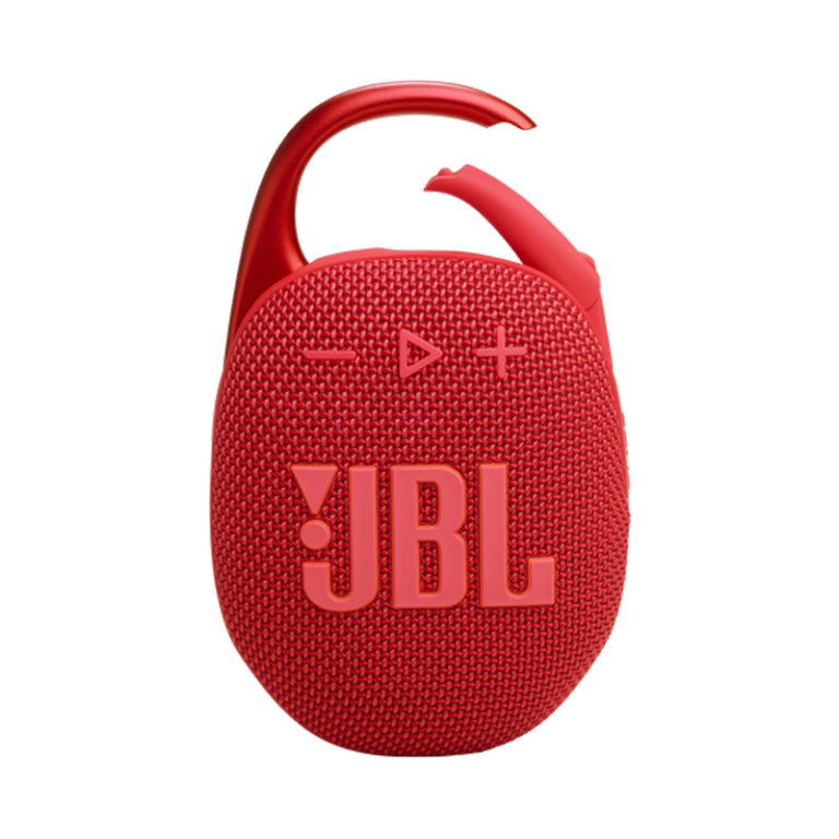 JBL Clip 5 Ultra Red Portable and Waterproof Bluetooth Speaker - Ansons