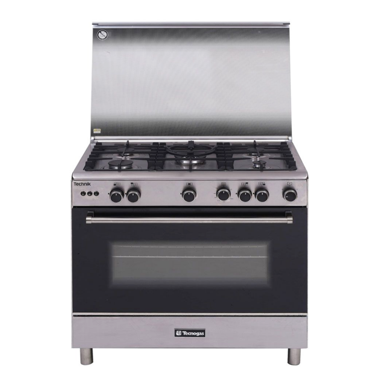 Tecnogas TFG9050CRVSSC 90cm Gas Cooking Range - Ansons