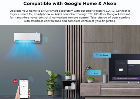 TCL TAC-09CSD/FBI 1.0 HP Split Type Airconditioner - Ansons