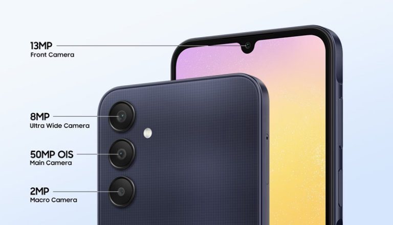 Samsung GALAXY A25 5G Blue Black 8GB+256GB SM-A256EZKHPHL - Ansons