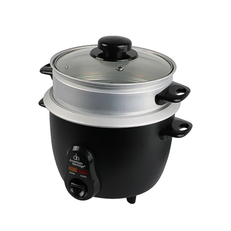 American Heritage AHRCS-6211 1.5 Liters Rice Cooker With Steamer - Ansons