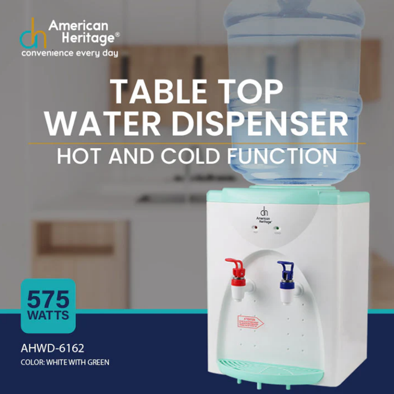 American Heritage AHWD-6162 Table Top Water Dispenser - Ansons