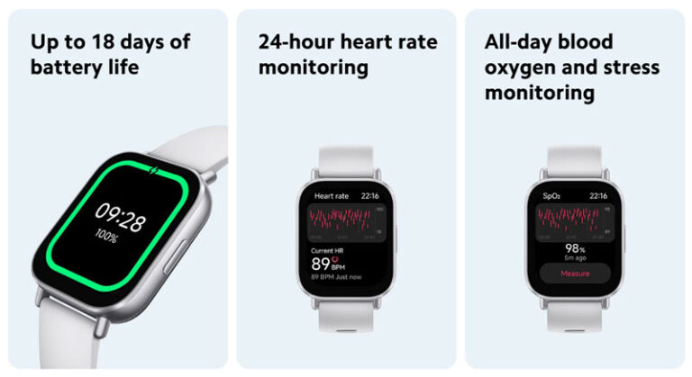 Xiaomi REDMI Watch 5 Active Matte Silver - Ansons