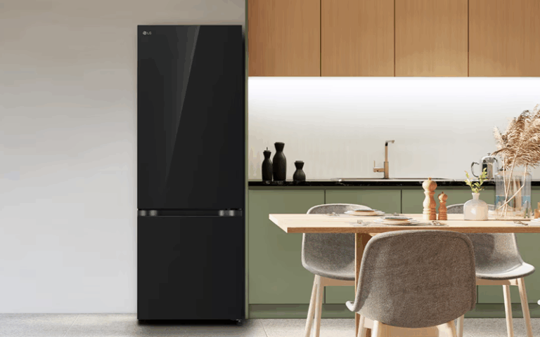 2025 Model – LG Refrigerator Two Door Bottom Freezer 12.7 cu.ft. RVB ...